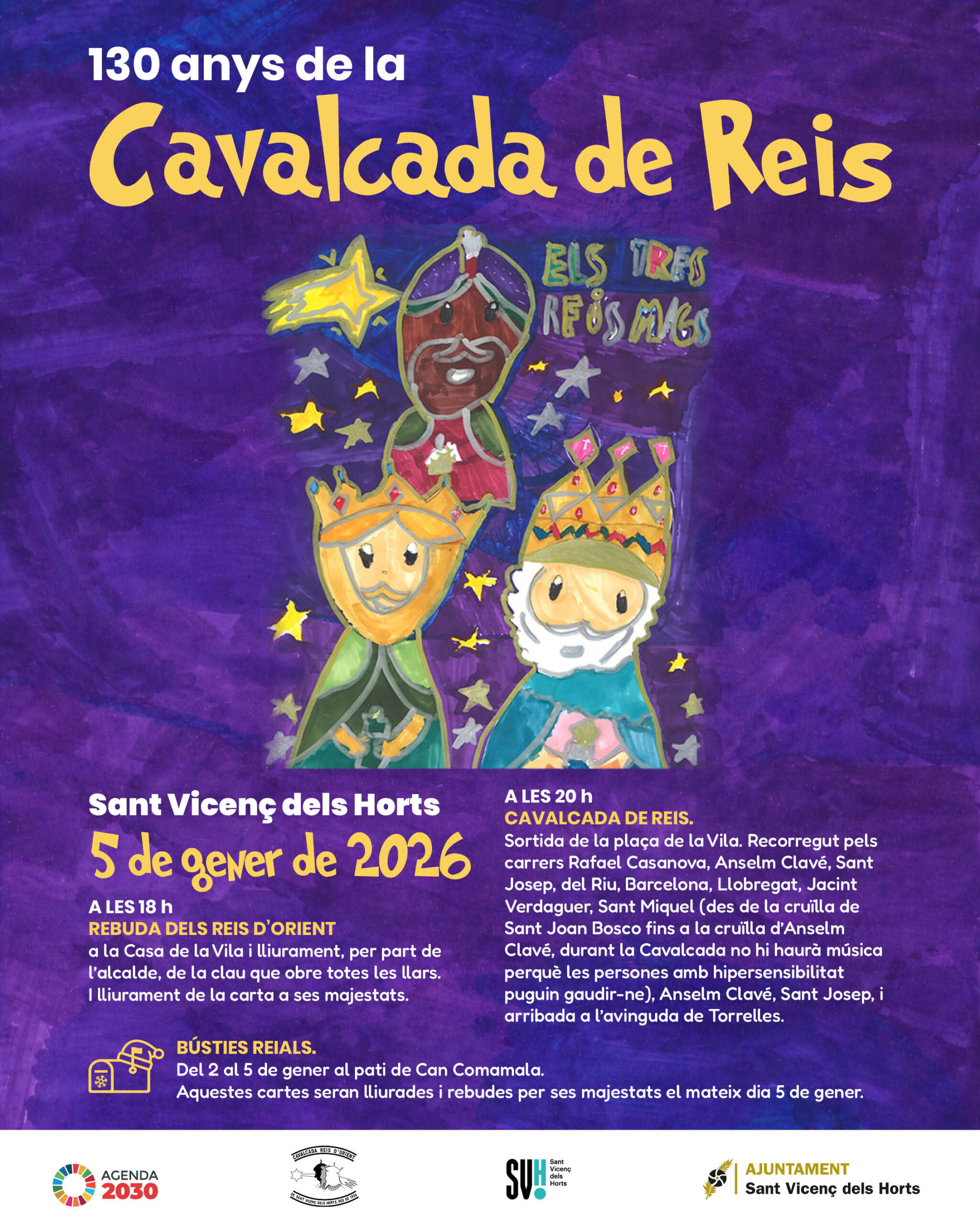 130 anys de la Cavalcada de Reis - Sant Vicenç dels Horts